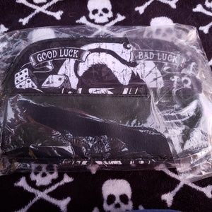 liquor brand | Bags | Liquor Brand Jinx Proof Cosmetics Bag Black Cat ...